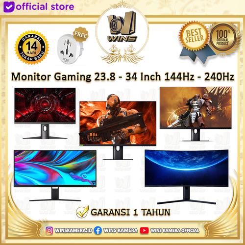 Promo Monitor Gaming 23.8 Inch - 34 Inch 144Hz - 240Hz - Xiaomi 24.5 ...