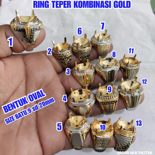 Jual RING TEPER BENTUK OVAL LENGKAP - Kab. Pacitan - GROSIR AKIK ...
