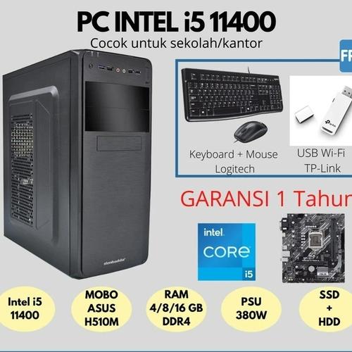 Jual PC 1 set Monitor HP N223v, Intel i5 gen 11 RAM 8GB. HDD 1TB. - Kab ...