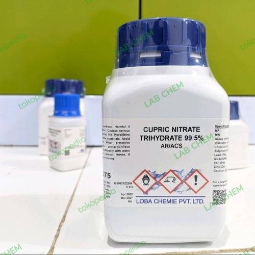 Jual Cupric Nitrate Tryhydrate 99.5% / Cu(NO3) 2.3H2O / Cooper II ...