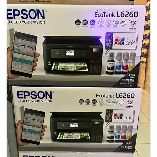 Jual PRINTER Epson EcoTank L6260 A4 Wi-Fi Duplex Ink Tank / Epson L6260 ...