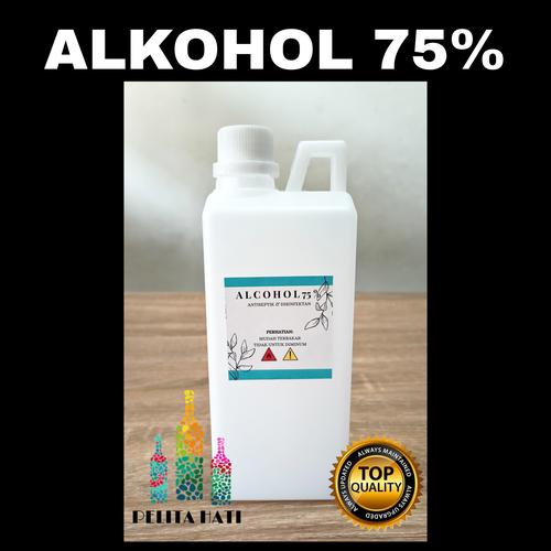 Jual ALKOHOL 75% MURNI 1 LITER DISINFEKTAN HARGA PABRIK SERTIFIKAT ...