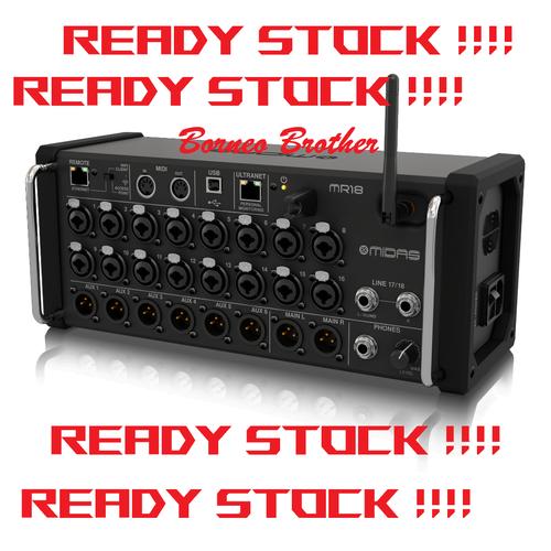 Promo Midas MR18 MR 18 MR-18 Original Mixer Digital Rackmount Harga ...