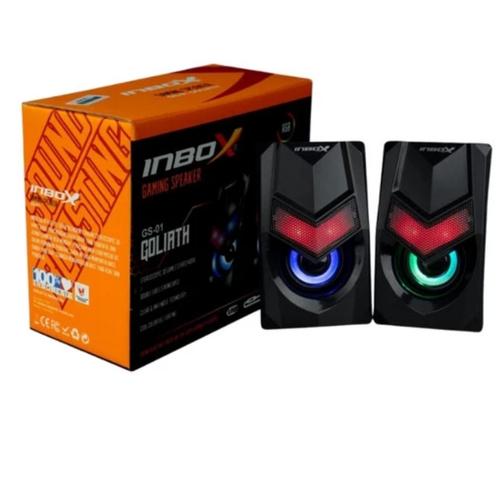 Jual SPEAKER INBOX GS-01 GOLIATH RGB / SPEAKER KOMPUTER GOLIATH INBOX ...