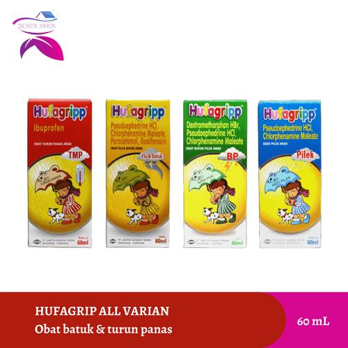 Jual Hufagrip Sirup All Varian / Obat Batuk Pilek & Turun Panas Anak ...