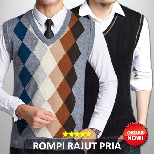 Promo Rompi Rajut Kemeja Pria - ROM 308 - Jakarta Barat - Gudang ...