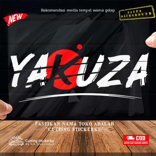 Jual Cutting Stiker Yakuza Variasi Motor Mobil Sticker Timbul Keren ...