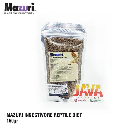 Jual Mazuri Insectivore Reptile Diet 150gr makanan bearded dragon gecko ...