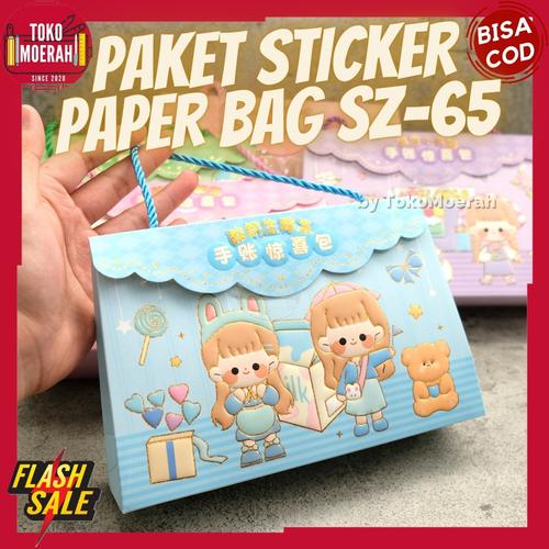 Jual PAKET STIKER PAPER BAG SZ-65 STICKER LUCU IMUT MURAH LENGKAP WASHI ...