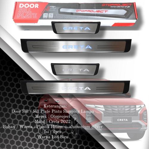 Jual Sill Plate Mobil Hyundai Creta Model Lampu Led Biru - Jakarta ...