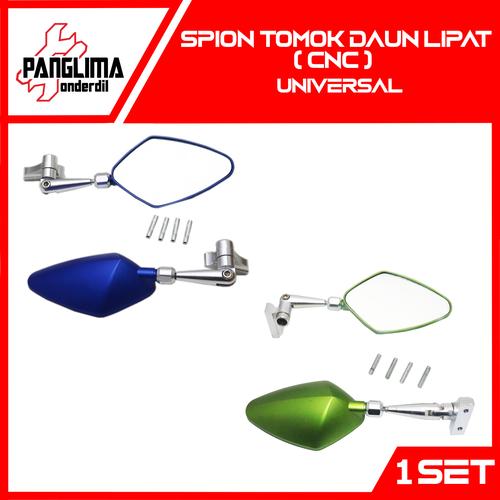 Jual Spion Tomok Daun Lipat CNC Universal Sepion-Kaca-Cermin Set ...