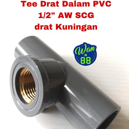 Jual Tee Drat Dalam PVC 1/2" AW SCG drat Kuningan - Kota Surabaya - Wan Shop 88 | Tokopedia