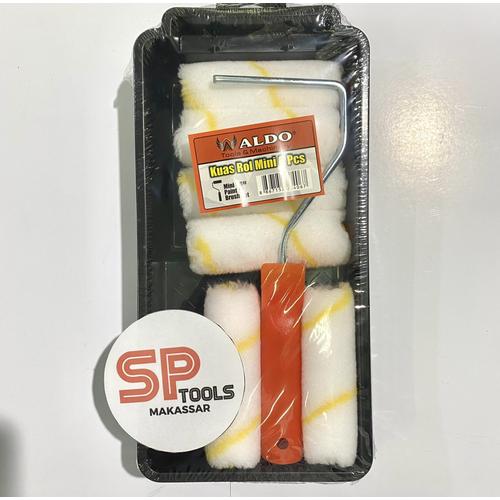 Jual KUAS ROL ROLL ROLLER CAT KUAS ROL MINI SET 6PCS LENGKAP TATAKAN ...