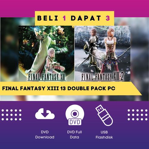 Jual FINAL FANTASY XIII 13 & XIII-2 DOUBLE PACK PC | Game PC Original - DVD-DL 86GB - Jakarta ...