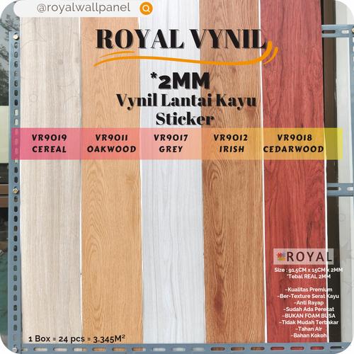 Jual Vynil PREMIUM Sticker Kayu Lantai 2MM REAL by Royal BUKAN FOAM ...