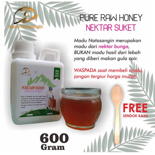 Jual Madu Murni Asli Natasangin 600 gram Nektar Suket/Rumput 100% Raw ...