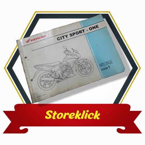 Jual Buku part katalog Parts part catalogue Honda CS1 cs one city sport ...