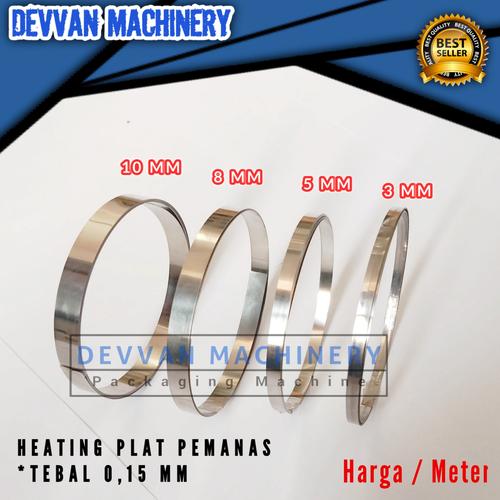 Jual HEATING WIRE 3mm 5mm 8mm 10mm Plat kawat element pemanas sealer ...