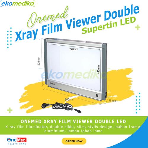 Jual Lampu Xray Viewer Double Slide Onemed Film Viewer - TANPA KAYU ...