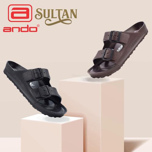 Jual Sandal Selop Ando Original/ Sandal Cowok Selop Ando Sultan - navy ...