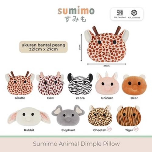 Jual Sumimo Animal Dimple Pillow / bantal peang bayi / super pluffy ...