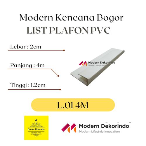 Jual LIS PINGGIR PVC TYPE L.01 - Kota Bogor - Modern Kencana Bogor ...
