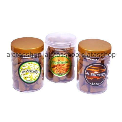 Jual Dupa kerucut isi 50pcs aroma jasmine cendana maghribi buhur ...