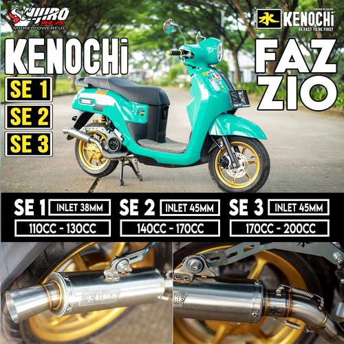 Jual Kenalpot Shijiro Kenochi Tipe SE 1 fazzio mio beat Scoopy Genio ...