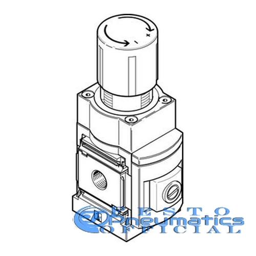 Jual FESTO Precision pressure regulator MS6-LRP-1/2-D2-A8 Part: 538020 ...