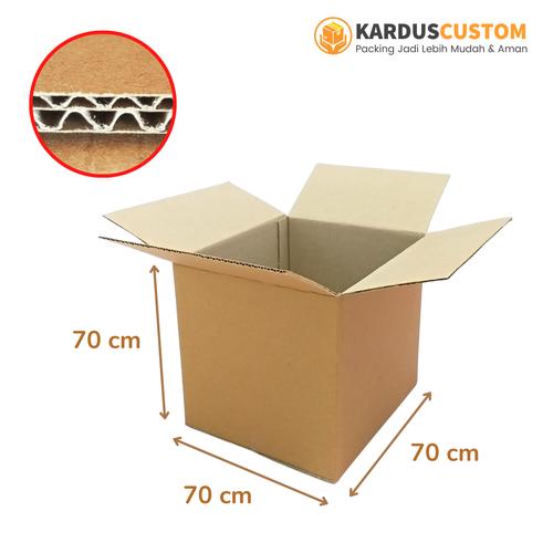 Jual Kardus Box Standar 70x70x70 cm Double Wall Dus Packing Ukuran ...