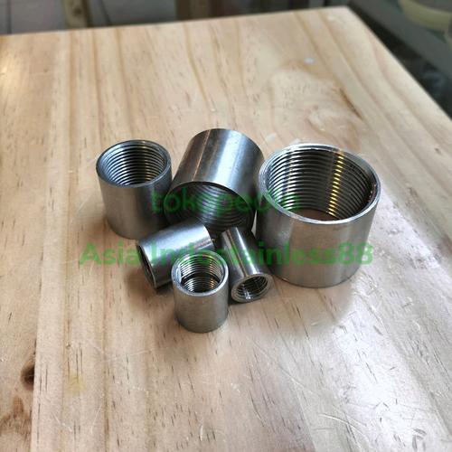 Jual Pipa Socket Stainless SS304 1" Inch/Sock Drat Dalam SS304 1" Inch ...