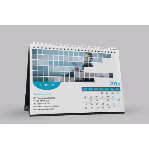 Jual Kalender Meja Tatakan Linen 8 Lembar 1 Muka Bahan Art Carton 230 ...