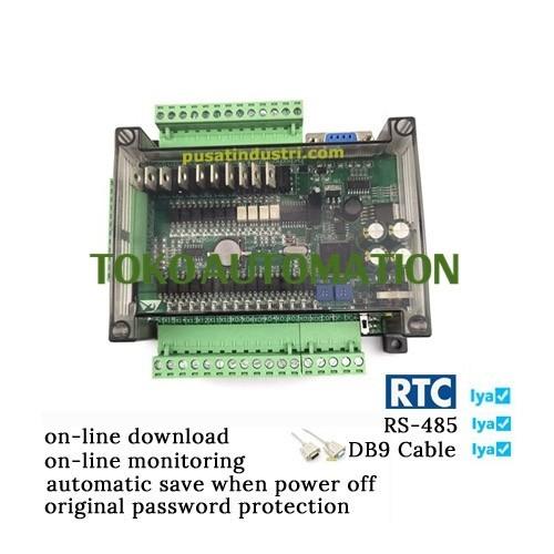 Jual FX3U - 24MT FX3U-24MT 14 Input 10 Output 24V 1A PLC + cable PR57 ...