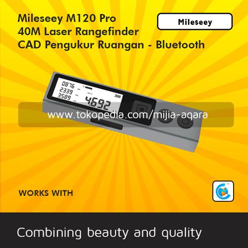 Jual Mileseey Digital Laser Range 40m CAD M120 Pro Bluetooth Version ...