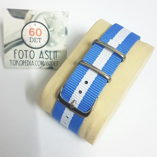 Jual Nato Strap Tali Jam Tangan Nylon Canvas Kain 18mm 20mm 22mm 24mm ...