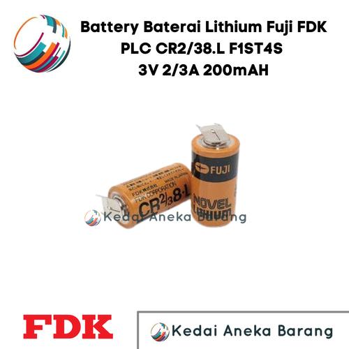 Jual Battery Baterai Lithium Fuji FDK PLC CR2/38.L CR2/3 8.L F1ST4S 3V ...