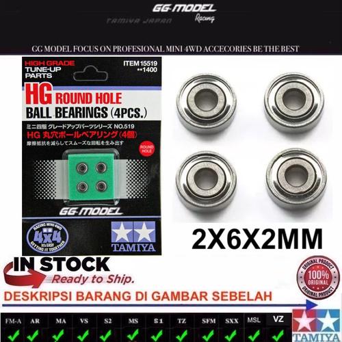 Jual TAMIYA 15519 HG ROUND HOLE BALL BEARINGS 620 (4PCS.) - Jakarta ...