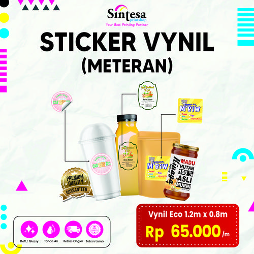 Jual Print Sticker Vynil Meteran - PRINT ONLY - Kota Bandung - Sintesa ...