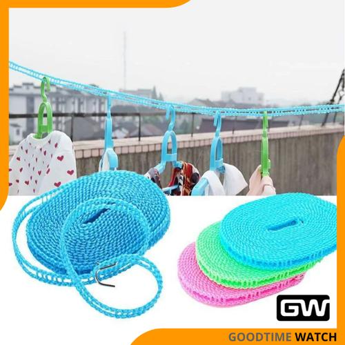 Jual GW Tali Jemuran Baju / Clothes Line Tambang Nilon Super Praktis ...