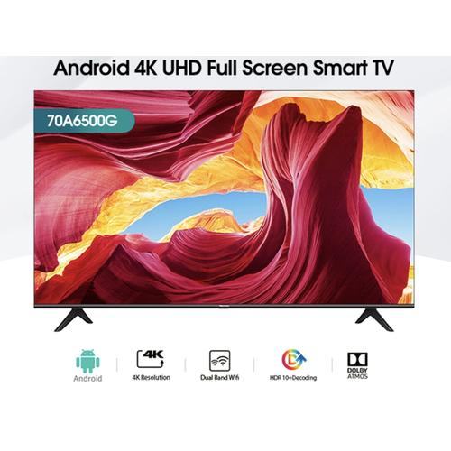 Jual Hisense Android 4K UHD Full Screen Smart TV 70 inch 70A6500G ...