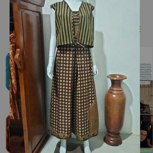 Jual setelan batik kombinasi lurik premium - Kota Semarang - TuguBatik ...