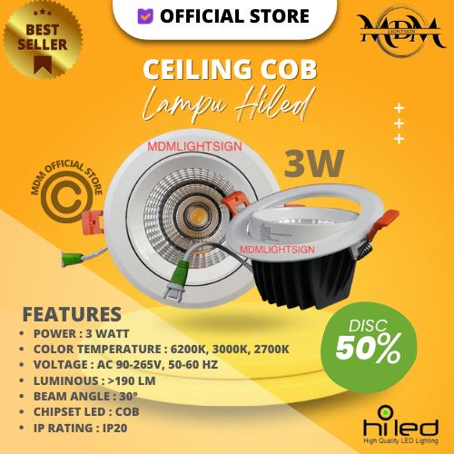 Jual Ceiling COB hiled/Lampu sorot/ Ceiling Downlight 3 Watt - Jakarta ...