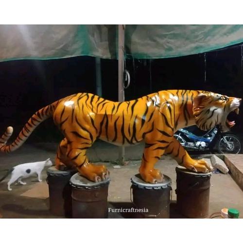 Jual Patung Macan Harimau Kayu Trembesi Panjang 125cm - Kab. Jepara ...