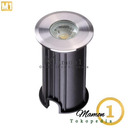 Jual Lampu lantai tanam outdoor Krisbow Lampu tanam inground light 3W ...