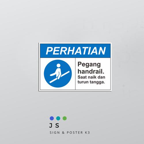 Jual STICKER K3 SAFETYSIGN PEGANG HANDRAIL - XS(20x15cm) - Kab. Malang ...