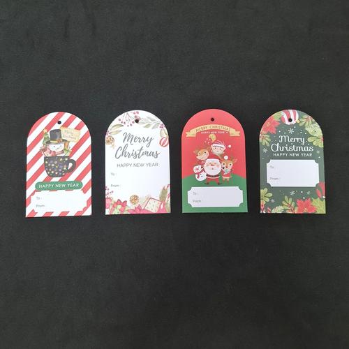 Jual Hang tag Natal kartu ucapan Natal (isi 10/pcs) . Free tali .Mix ...