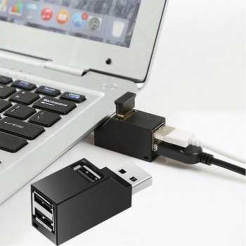 Jual USB Hub Mini 2 Port Alat Penghubung Mouse Keyboard Laptop Super ...