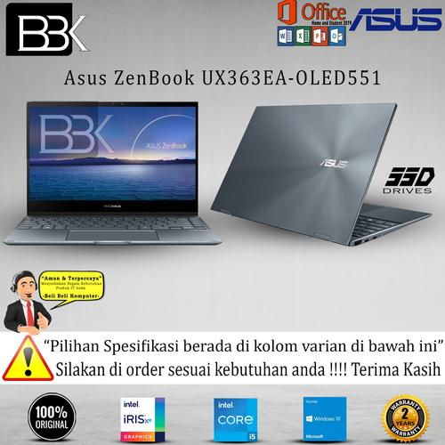 Jual Asus ZenBook UX363EA-OLED551 i5-1135G7 8GB 16GB 512GB 1TB W10 OHS ...