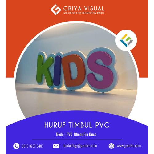 Jual HURUF TIMBUL PVC ( KIDS ) - Jakarta Selatan - griya visual | Tokopedia