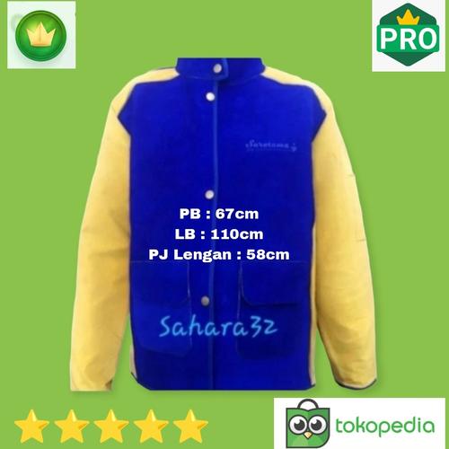 Jual Baju las / Apron las Sarotama / wearpak las / Jaket Las mirip ...